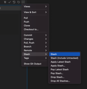 [git stash]VSCodeでコミットせずに変更を一時退避(保存)する方法 | 素人エンジニアの苦悩
